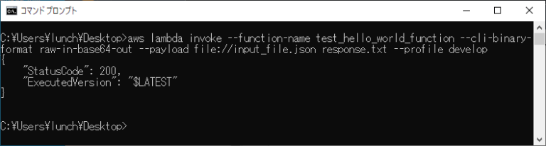 【AWS CLI】Lambda関数を実行する | 現場で使える！ AWS実践ガイド